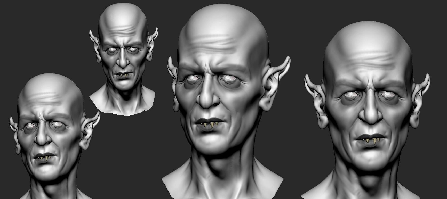 Nosferatu sketch 3d model
