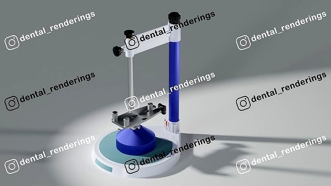 Dental laboratory parallelometer 3d model