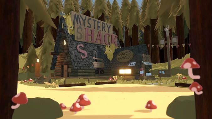 Mystery Shack 3d model