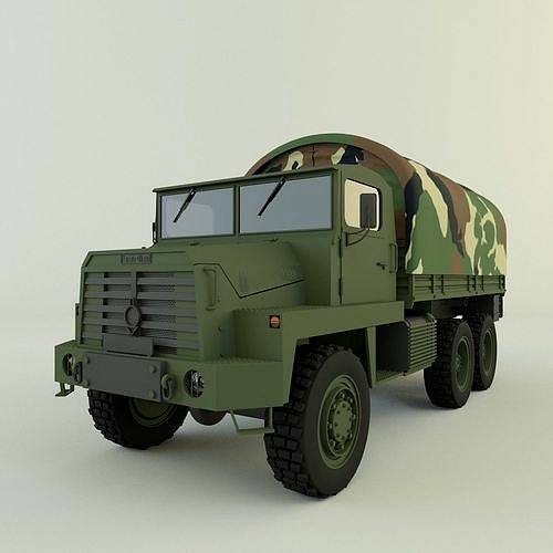 Berliet GBC 8 KT military truck 3d model