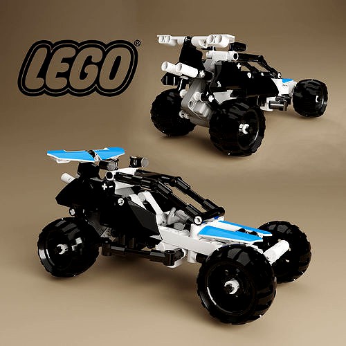 Lego Technic Off-road Racer 3d model