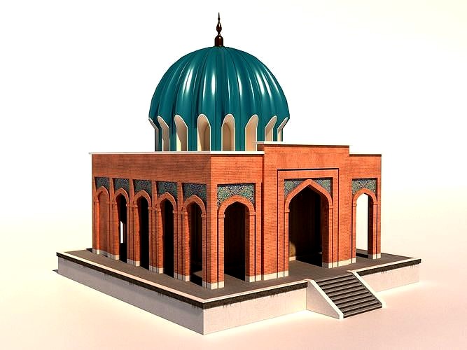 Babur Museum 3d Model