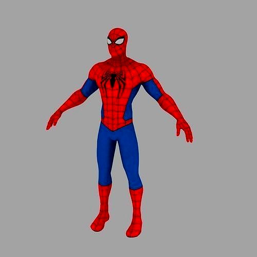 Spider Man Unreal Engine Pose 3d model