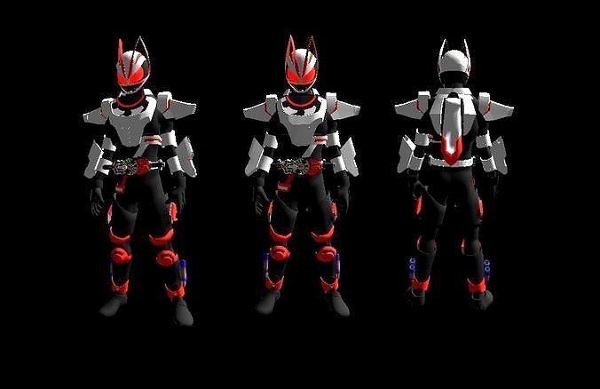 kamen rider geats 3d model
