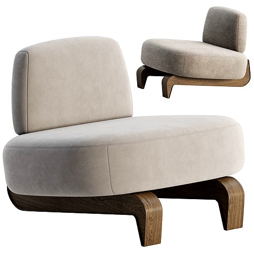 GO Easy chair By Paolo Castelli 3d model