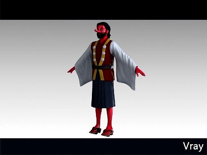Tengu with unity model 3d