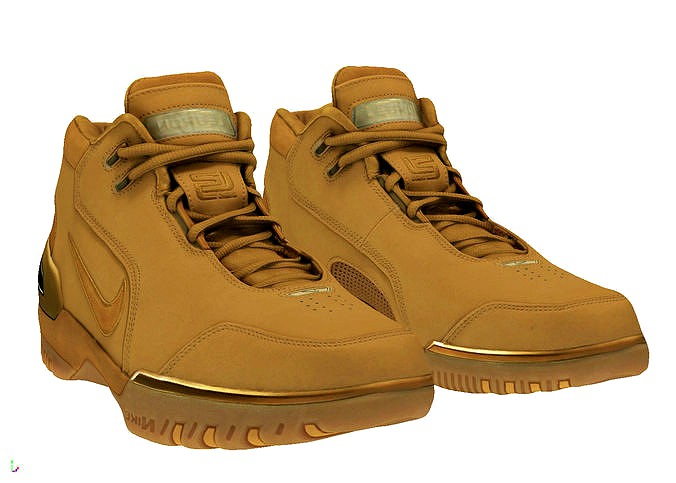 Nike Air Zoom Generation Wheat Retro Lebron 1 3d model