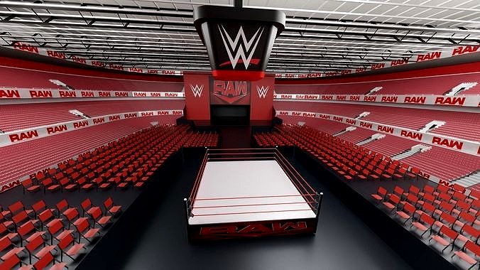 WWE Raw Arena 3d model