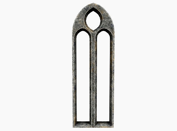 Medieval window 3d model