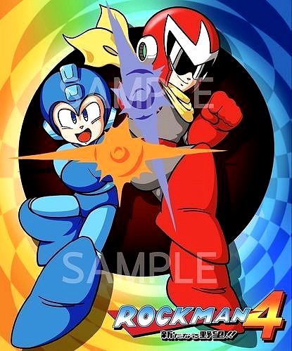 RockMan4 Blues Megaman 3d model