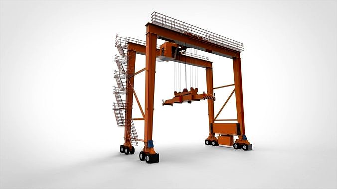 Container Head Crane 3d model