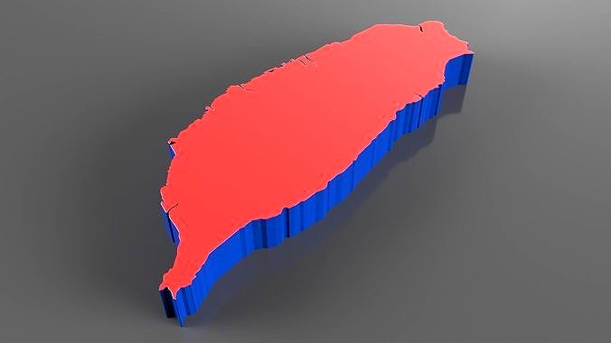 Taiwan 3D Map model
