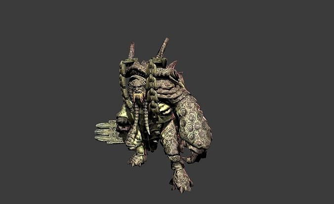 Demon Giant Mutant Worker 3d model