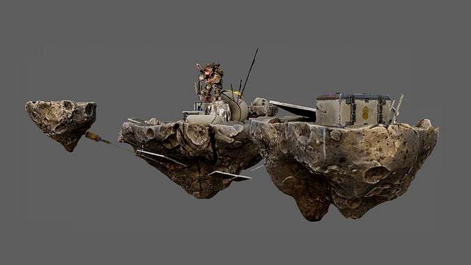 SPACE BRUTE GAME READY 3d model