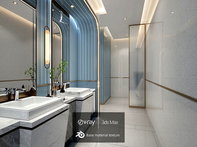 Bathroom - Toilet - Washroom - 02- 3D Model