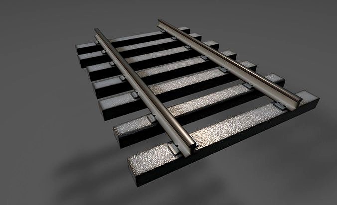 Rail Line 3D Model