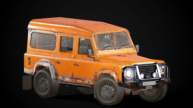 Land Rover Defender Game-ready model 3d