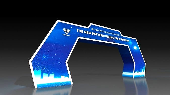 WELCOME GATE EVENT Model 15 3d