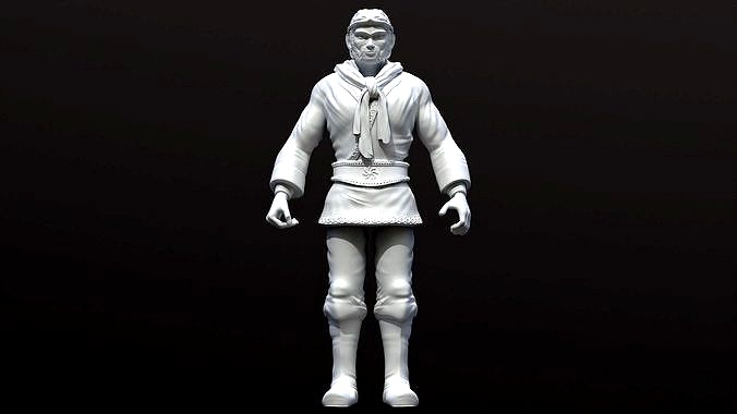 Monkey from Monkey Magic TV serie show 1978 Printable | 3D model