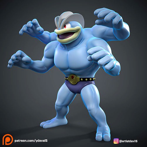 MACHAMP POKEMON | 3D model