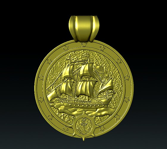 Sail Medallion | 3D model