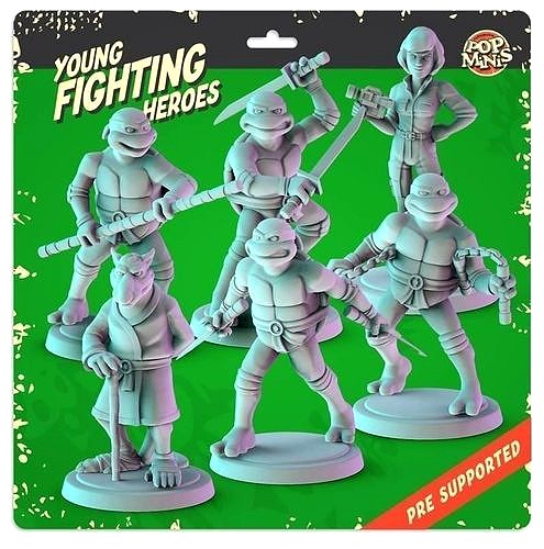 Teenage Mutant Ninja Turtles stl for printing 3D model | 3D