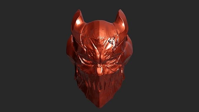Printable Demon Mask | 3D model