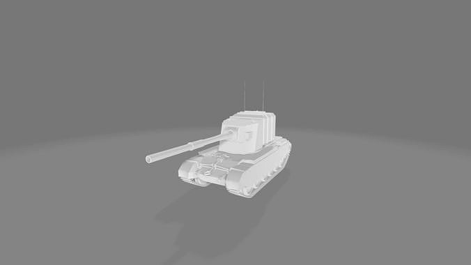 FV4005 Stage II - Tank 3D model | 3D