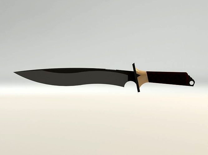 classic knife | 3D model
