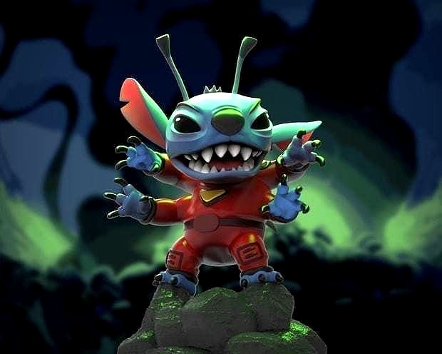Alien From Stitch | 3D model