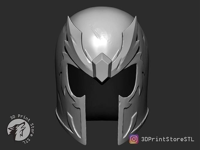 Magneto Helmet From X-Men - Fan Art | 3D model