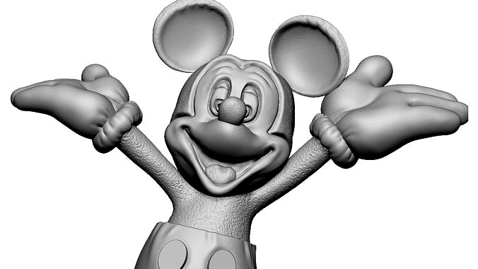 Mickey mouse for 3d print STL | 3D model