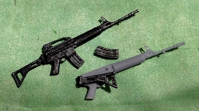 1 12 SS-2 Indonesian Assault Rifle for Figma | 3D model