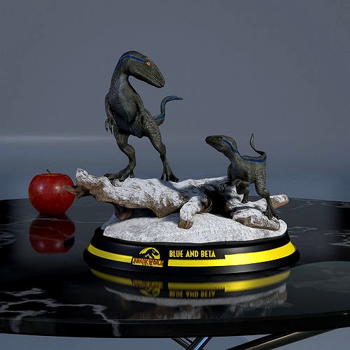 Blue and beta Jurassic World Blue y beta | 3D model