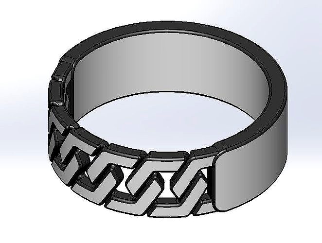 3D Printed Chain Ring | 3D model
