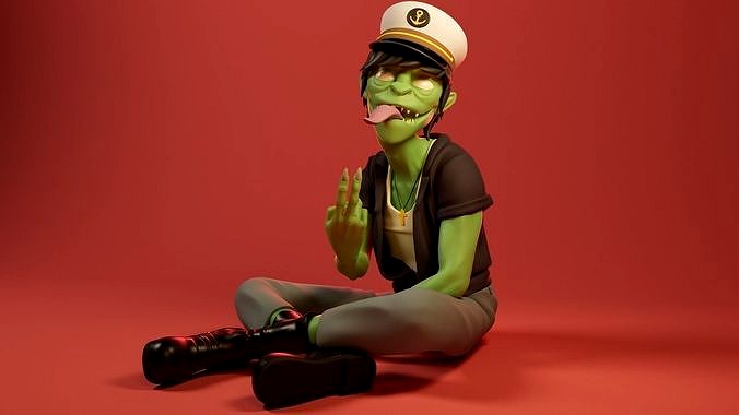 Gorillaz - Murdoc | 3D model