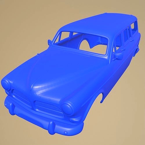 VOLVO AMAZON WAGON 1961 PRINTABLE CAR BODY | 3D model