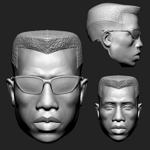 HEAD BLADE WESLEY SNIPES | 3D model