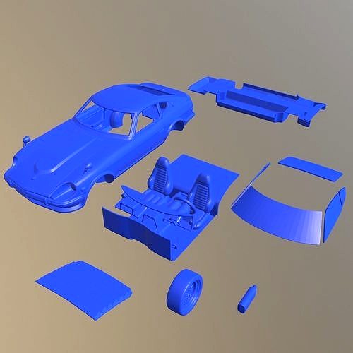 NISSAN DATSUN 240Z PRINTABLE CAR IN SEPARATE PARTS | 3D model