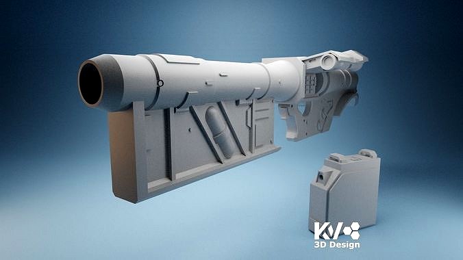 KV-Akira Heavy Laser Rifle | 3D model