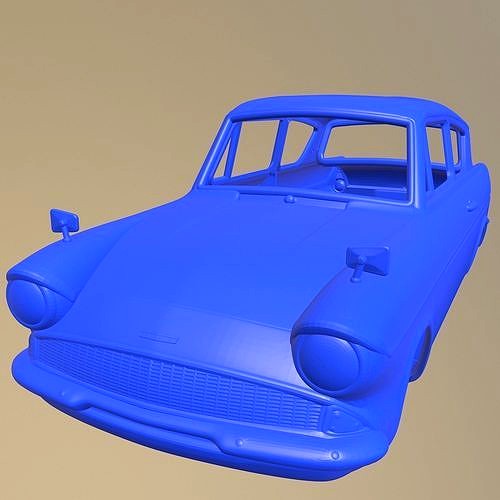 FORD ANGLIA SALOON 1967 PRINTABLE BODY | 3D model