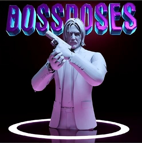 JOHN WICK - STL 3Dprint ready | 3D model