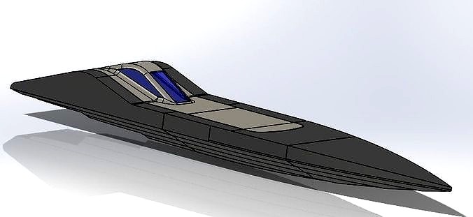 Mono Hull Boat | 3D model