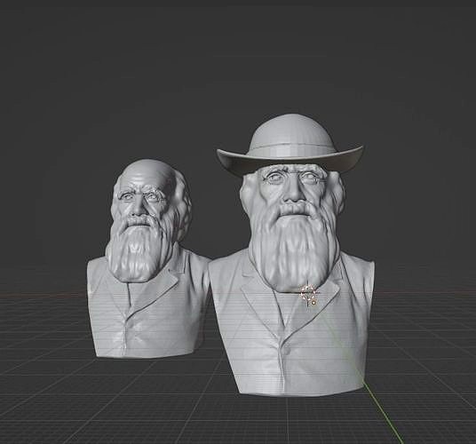 Charles Darwin | 3D model