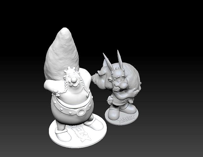 Asterix and Obelix 3D Print Ready | 3D model