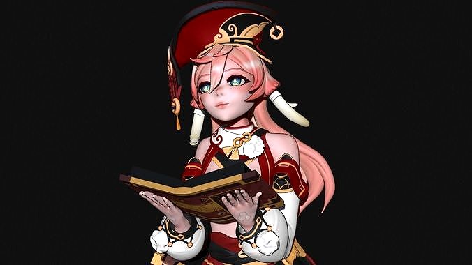 Yanfei from Genshin Impact | 3D model