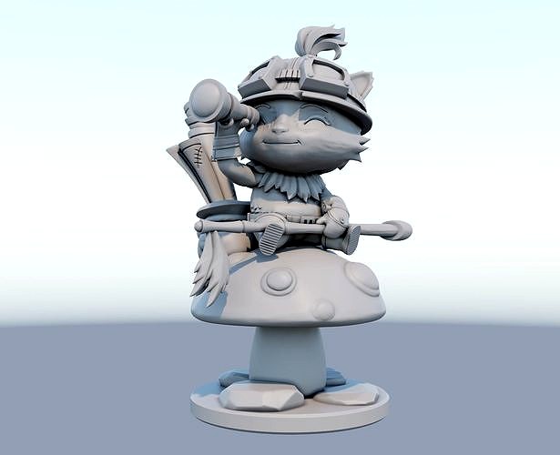 teemo League of Legends 3D print model | 3D