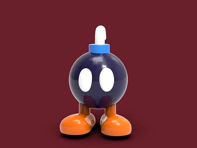 bob omb model super mario 3d printable model | 3D
