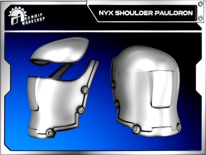 Nyx Shoulder Pauldron | 3D model