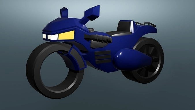 Motocycle Lowpoly Version 2 Blender 3d model